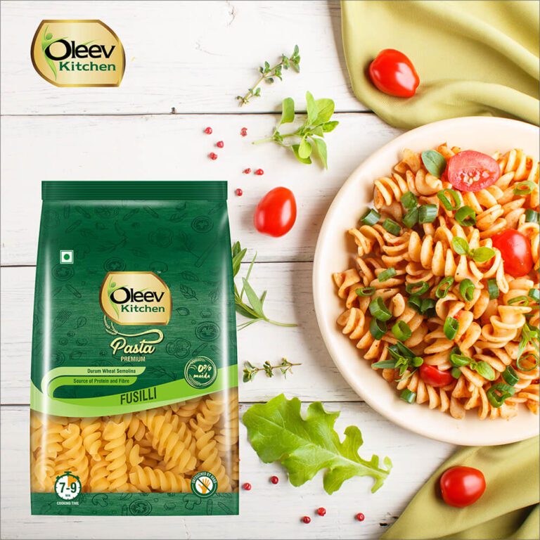 Oleev Kitchen Premium Fusilli Pasta 400g – Modi Naturals
