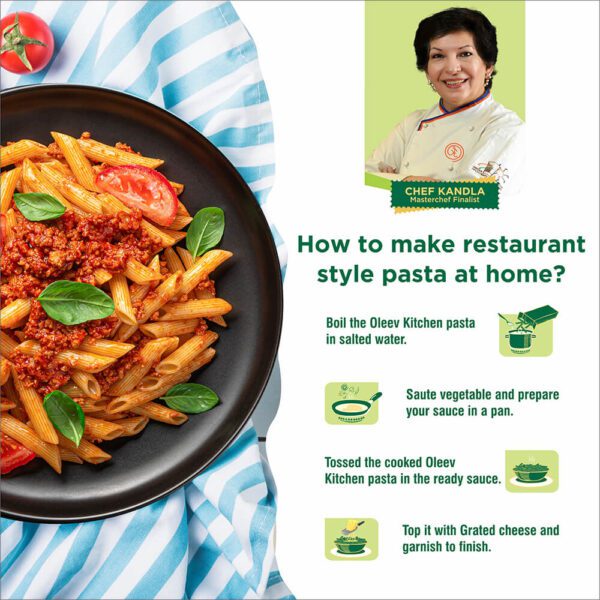 Oleev Kitchen Premium Penne Pasta 400g – Modi Naturals